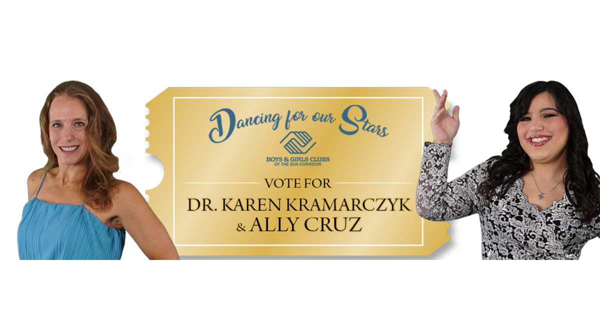 Dr Karen Kramarczyk and Ally Cruz - Dancing for Our Stars